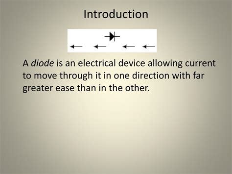 PPT Diode PowerPoint Presentation Free Download ID