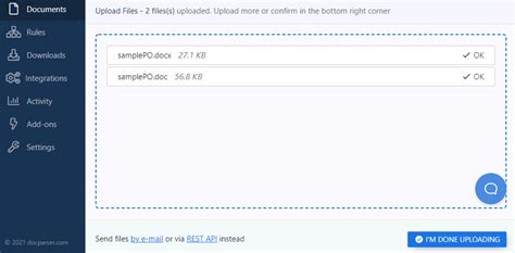 How Do I Process Docx Files Docparser