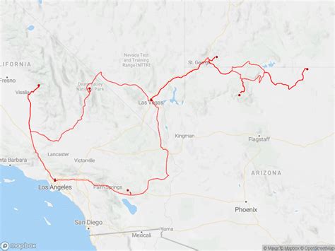 Travel From Los Angeles To Sequoia National Park Travegeo By Sharemap