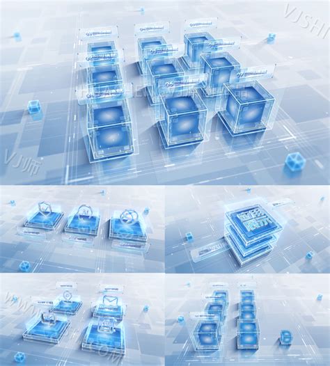 简洁大数据架构平台分类模板 Ae模板下载