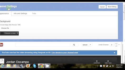 Tutorial How To Change Your Youtube And Channel Name YouTube