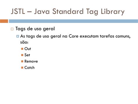 Ppt Jstl Powerpoint Presentation Free Download Id2391416