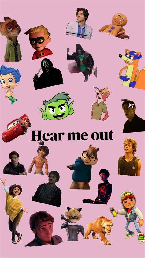 54 Hear Me Out Ideas In 2025 Hearing Male Cartoon Characters Hot Actors