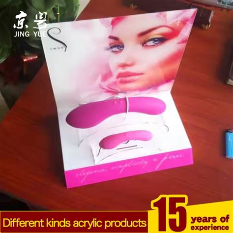 Modern Eco Friendly Pink Pmma Display Rack Factory Custom Recyclable Acrylic Vibrator Stand For