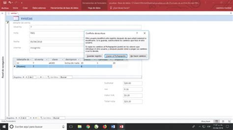 Guardar En Un Campo De Tabla El Resultado De Una Suma En Un Subformulario Microsoft Access