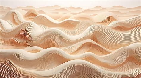Premium Ai Image A Series Of Dune Dune Patterns Created By Sand Dunes