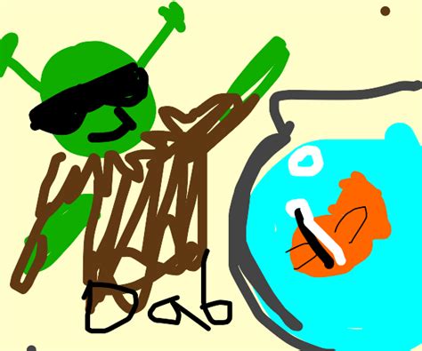 Shrek Dancing With Nemo From Finding Nemo Drawception