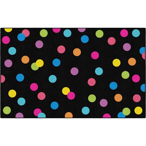 Schoolgirl Style Neon Dots Rugs Nextgen Furniture Inc