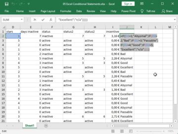 Conditional Statements DailyEXCEL Net