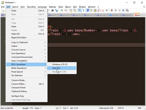 Notepad Eol Conversion In Notepad Stack Overflow