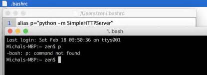 bash macos bash profile usr bin alias line 4 builtin alias not a shell builtin how