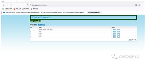 极速开发框架：jfinal 墨天轮