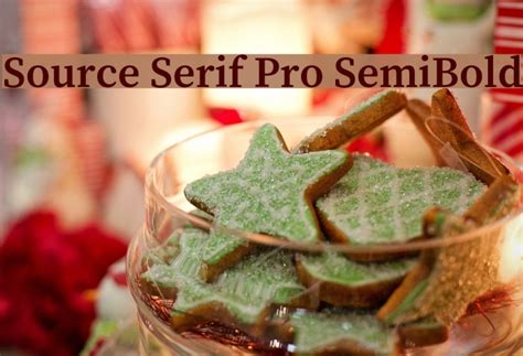 Source Serif Pro SemiBold Font FFonts Net