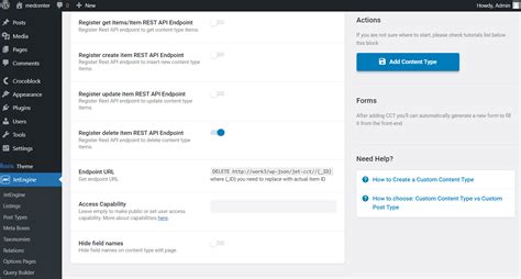 Rest API Overview JetEngine Crocoblock