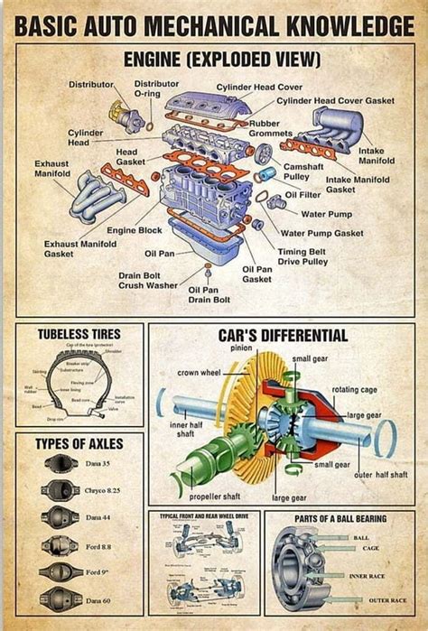 BASIC AUTO MECHANICAL KNOWLEDGE ENGINE EXPLODED VIEW Distributor Distributor Cylinder