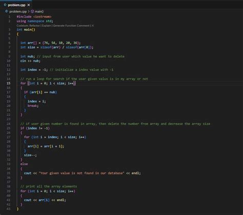 Md Imran Khan On Linkedin Problem Delete An Element From The Array