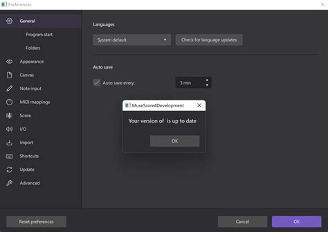 Mu4 Issue Missing Or Incorrect Text In Dialog From Check For Language Updates Button · Issue