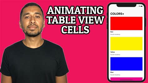 Swift 4 How To Animate Table View Cells Youtube