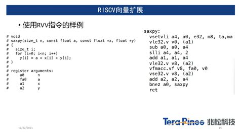 Risc V Vector 自动向量化及在 Llvm 中的实现 Terapines