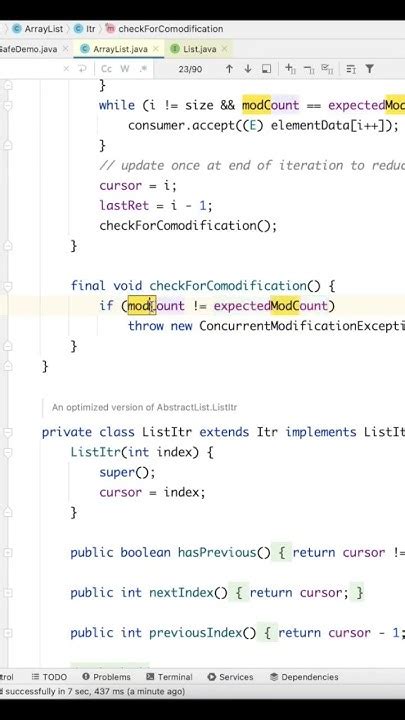 Why Concurrentmodificationexception Is Thrown By Fail Fast Iterator