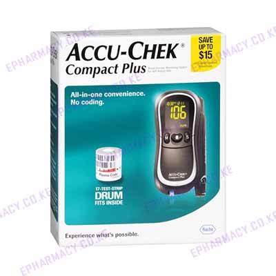 ACCU CHEK COMPACT PLUS BLOOD GLUCOSE MONITORING KIT MACHINE ONLY EPharmacy Kenya