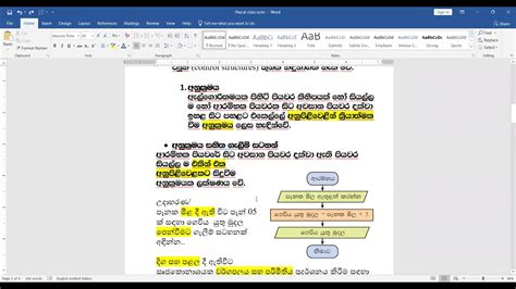 Ict Grade 11 Flow Chart And Pseudo Codes Part I ගැලීම් සටහන් සහ
