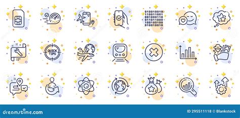 Outline Set Of Loyalty Points Metro And Journey Line Icons For Web App Pictogram Icon Vector