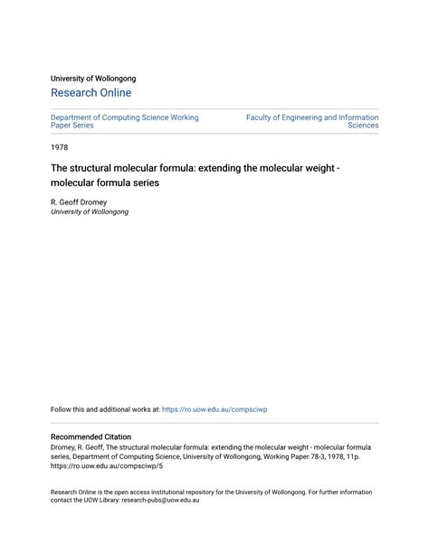 The Structural Molecular Formula Extending The Molecular Weight Molecular Formula Series