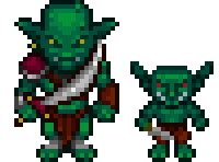 Animated Orc And Goblin 16bit