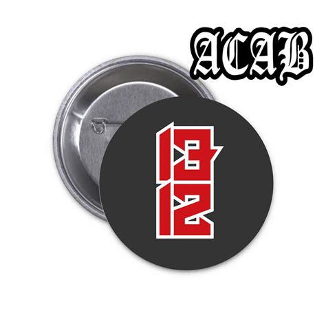 Значок Acab 1312 — ціна 35 грн у каталозі Сувеніри Купити товари для