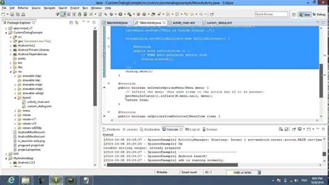 How To Create Custom Dialog In Android Youtube