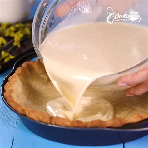 Classic Custard Pie Home Cooking Adventure