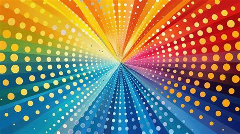 A Rainbow Of Dots And Dots Are A Great Idea For A Rainbow Of Colors