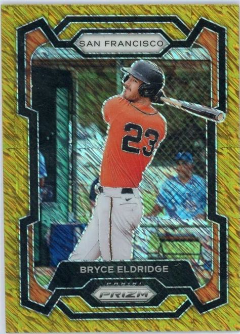 Bryce Eldridge Gold Shimmer Fotl 255 Prices 2024 Panini Prizm