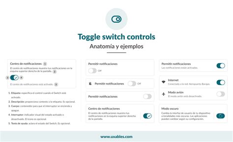 Claves Para Diseñar Toggle Switch Controls Uxables Blog