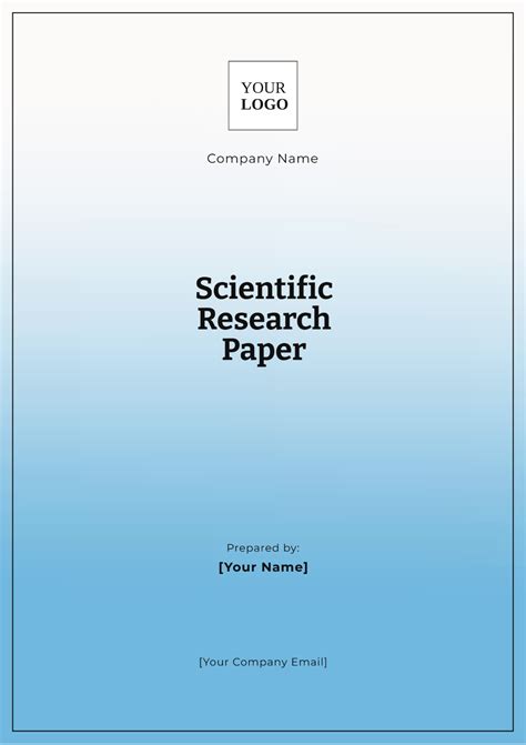 Free Academic Research Templates To Edit Online And Print