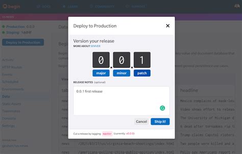 deploying a full stack node js react app for free with begin logrocket blog