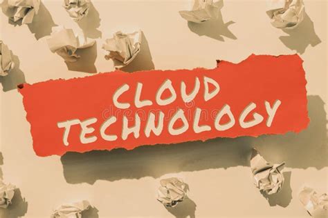 Text Caption Presenting Cloud Technology Business Showcase On Demand Availability Of Computer