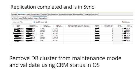 Hana Data And Log Reclaim Procedure In Ha Db Clusterpdf