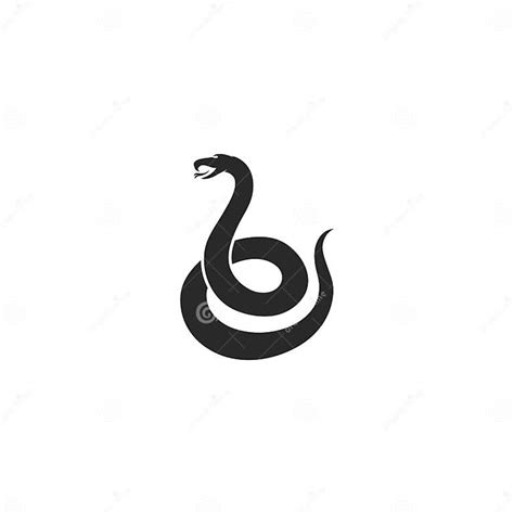Vectorpictogramafbeelding Python Slang Logo Vector Illustratie