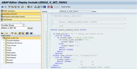 Customizing Maintenance View Screen Sapcodes