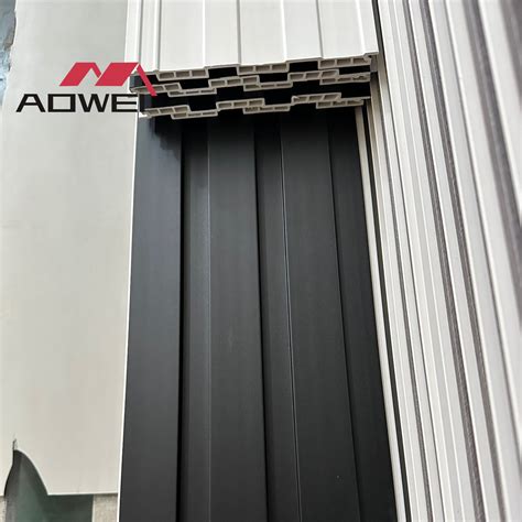 Acoustic Composite Cladding Interior Fluted Pvcwpcpu Wall Panel For