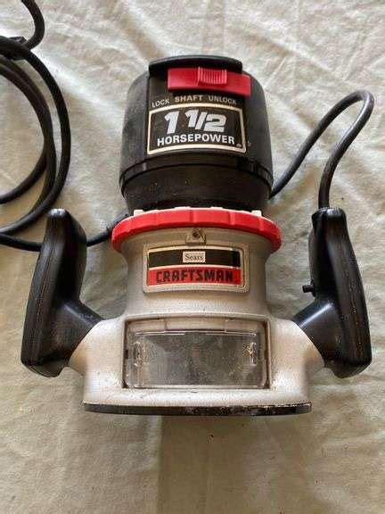 Sears Craftsman Model 315 Router Sherwood Auctions