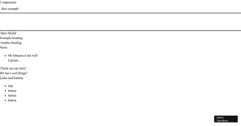 Components Codesandbox
