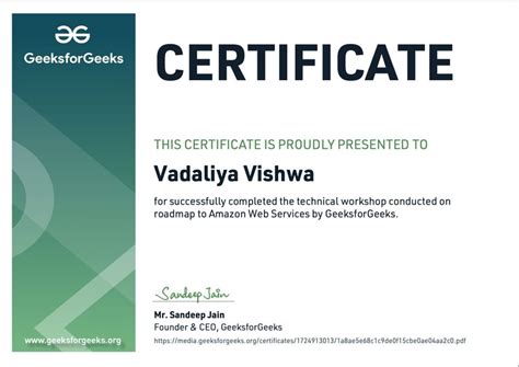 Vadaliya Vishwa On Linkedin Aws Cloudtech Geeksforgeeks Continuouslearning Techgrowth…