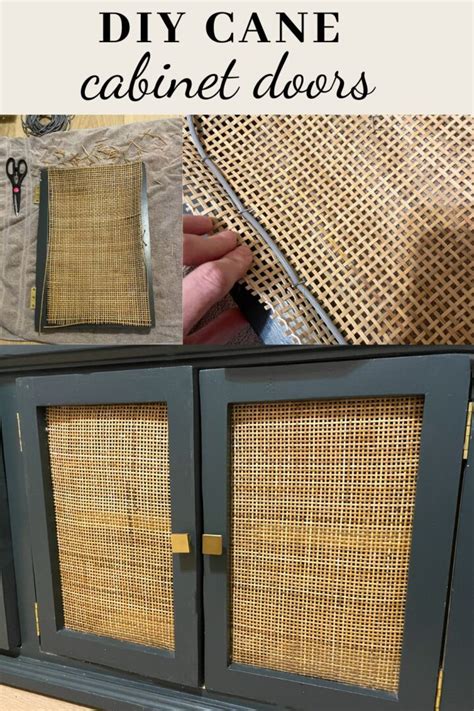 Diy Cane Cabinet Doors Adding Cane Webbing To A Door Front