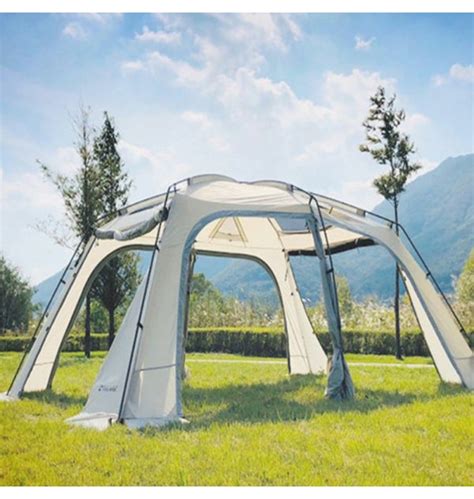 폴라리스레오알파 터널형텐트 거실형리빙쉘텐트2룸 대형쉘터 그늘막 368144 티몬