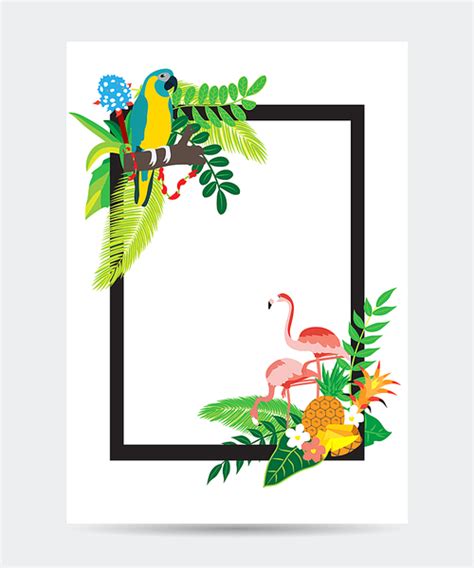 트로피컬프레임 008 유토이미지 상세페이지 베이직샵 일러스트 19907762