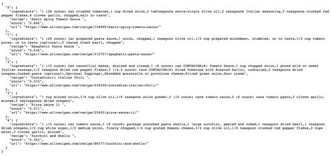 Building A Recipe Recommendation Api Using Scikit Learn Nltk Docker
