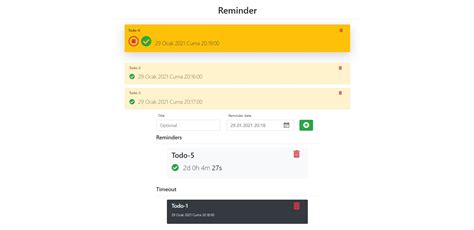 Github Aliyildizozreminder A Simple Reminder Application